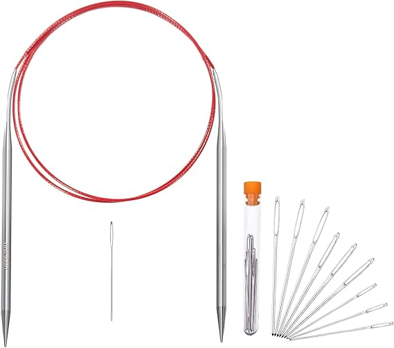 Amazon.com: Size 8/5mm Circular Knitting Needles,40 Inch/100cm Knitting ...