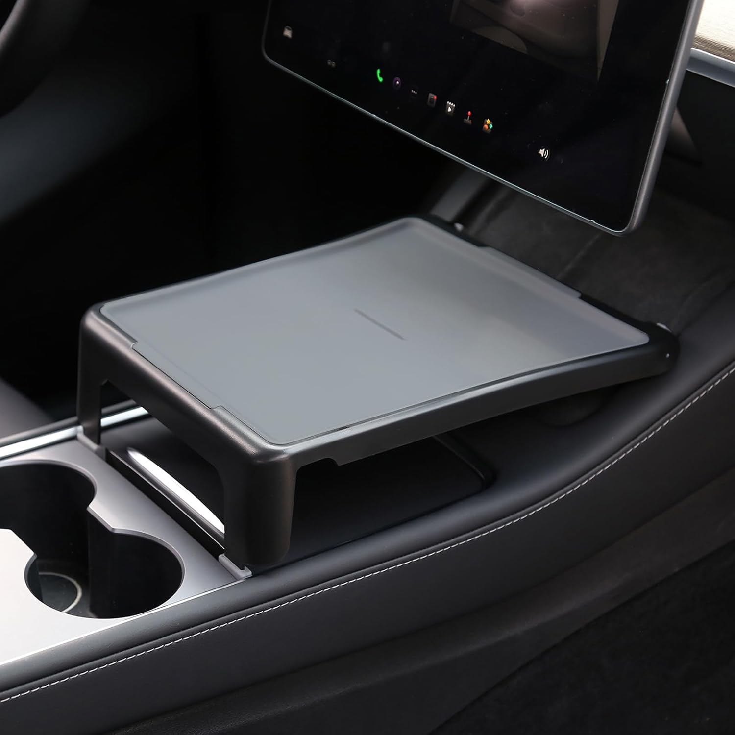 Amazon.com: Center Console Food Tray for Eating for Tesla Model Y/Model ...