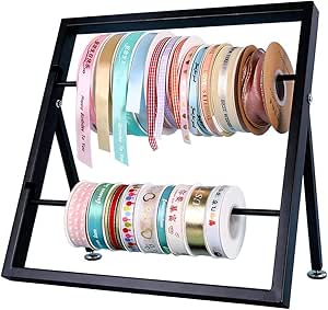 Amazon.com: Ribbon Storage Organizers Rack Metal Ribbon Holder for ...