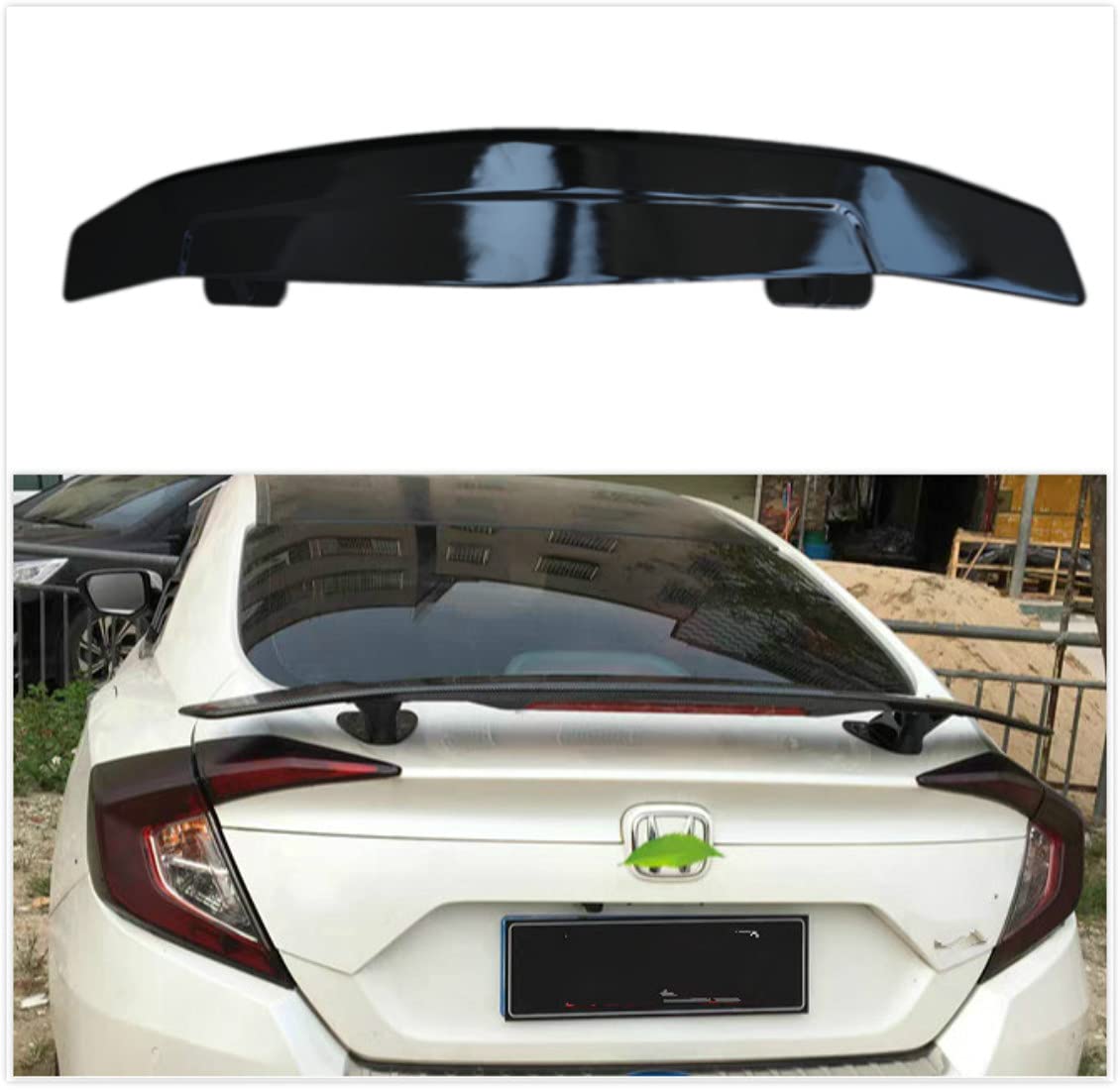 NO7RUBAN GT Wing Spoiler 52.3Inch, Universal Lightweight ABS Car Rear ...
