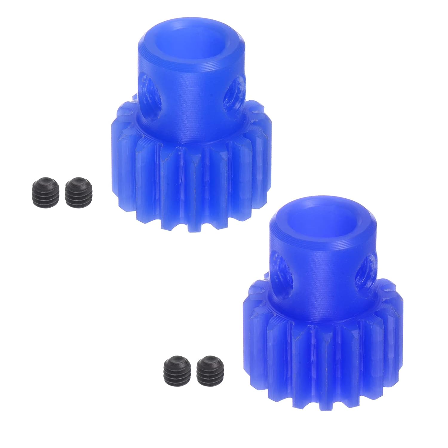 Amazon.com: HARFINGTON 2pcs Spur Gear 5mm Inner Hole Pinion Gear 16T ...