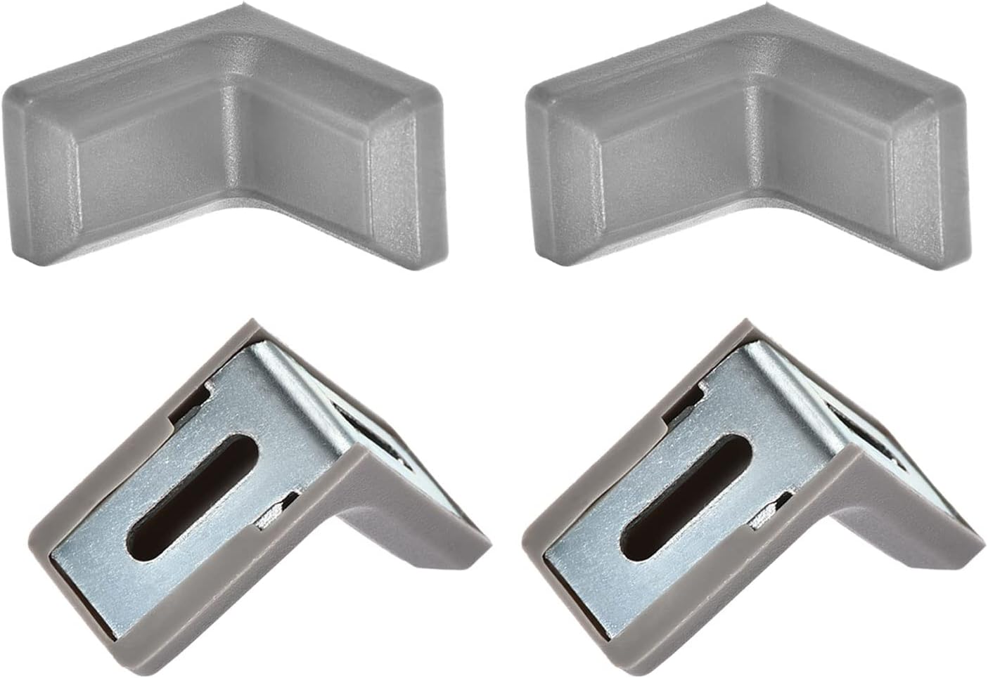 Amazon.com: DTGN 28x28x18mm(LxWxH) Plastic Corner Brackets -10Pack ...