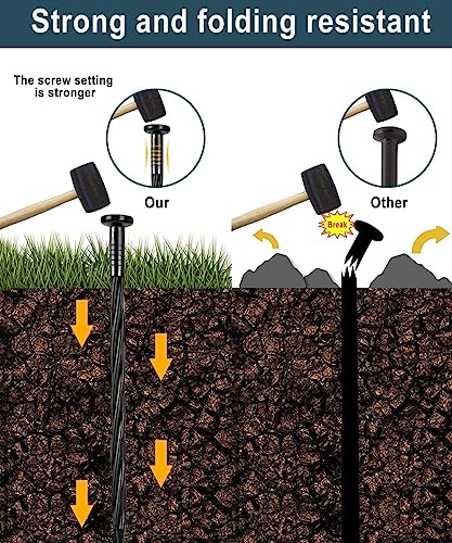 Snapklik.com : Meboyz 200pack 8-Inch Plastic Edging Spikes Landscape ...