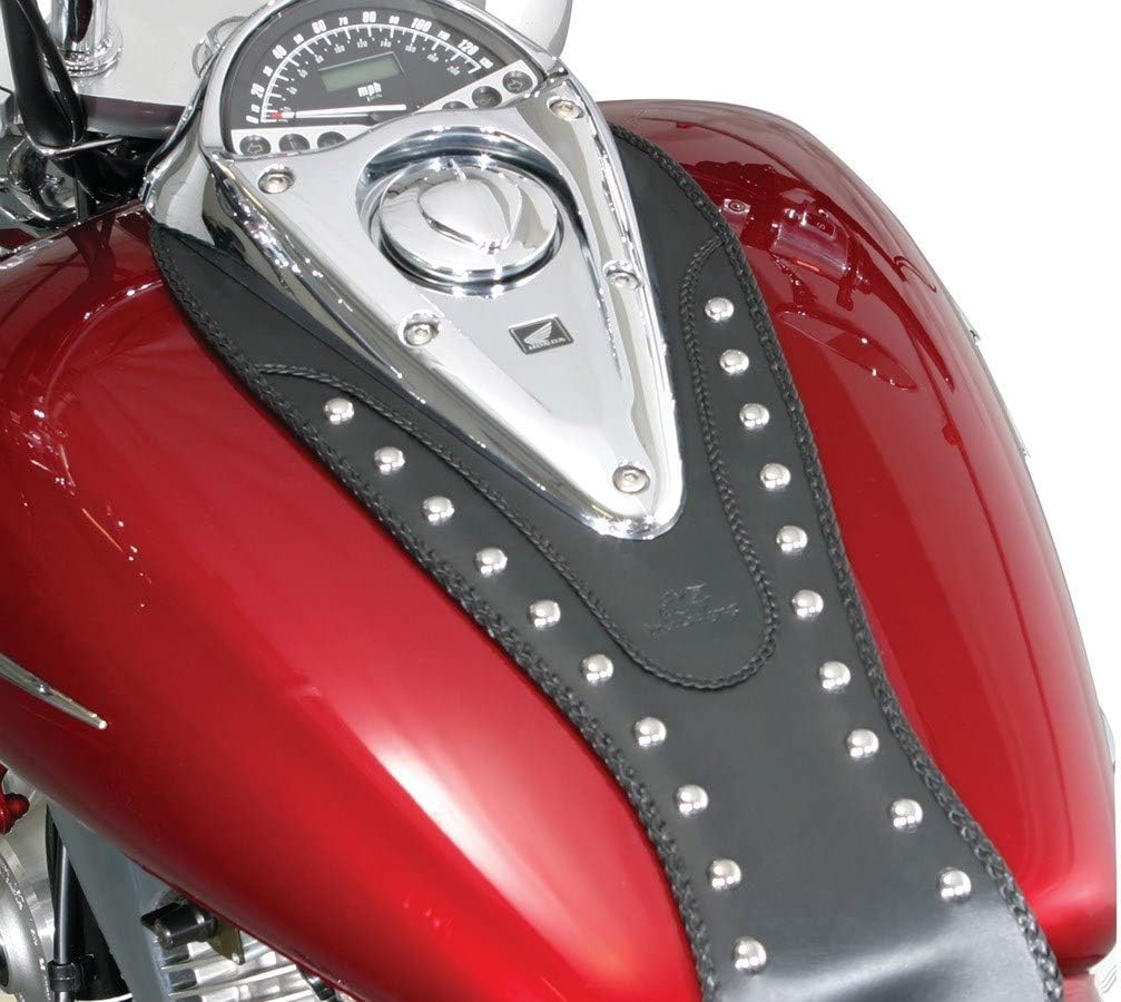 Amazon.com: Mustang Black Studded Tank Bibs for Harley Davidson 2003 ...