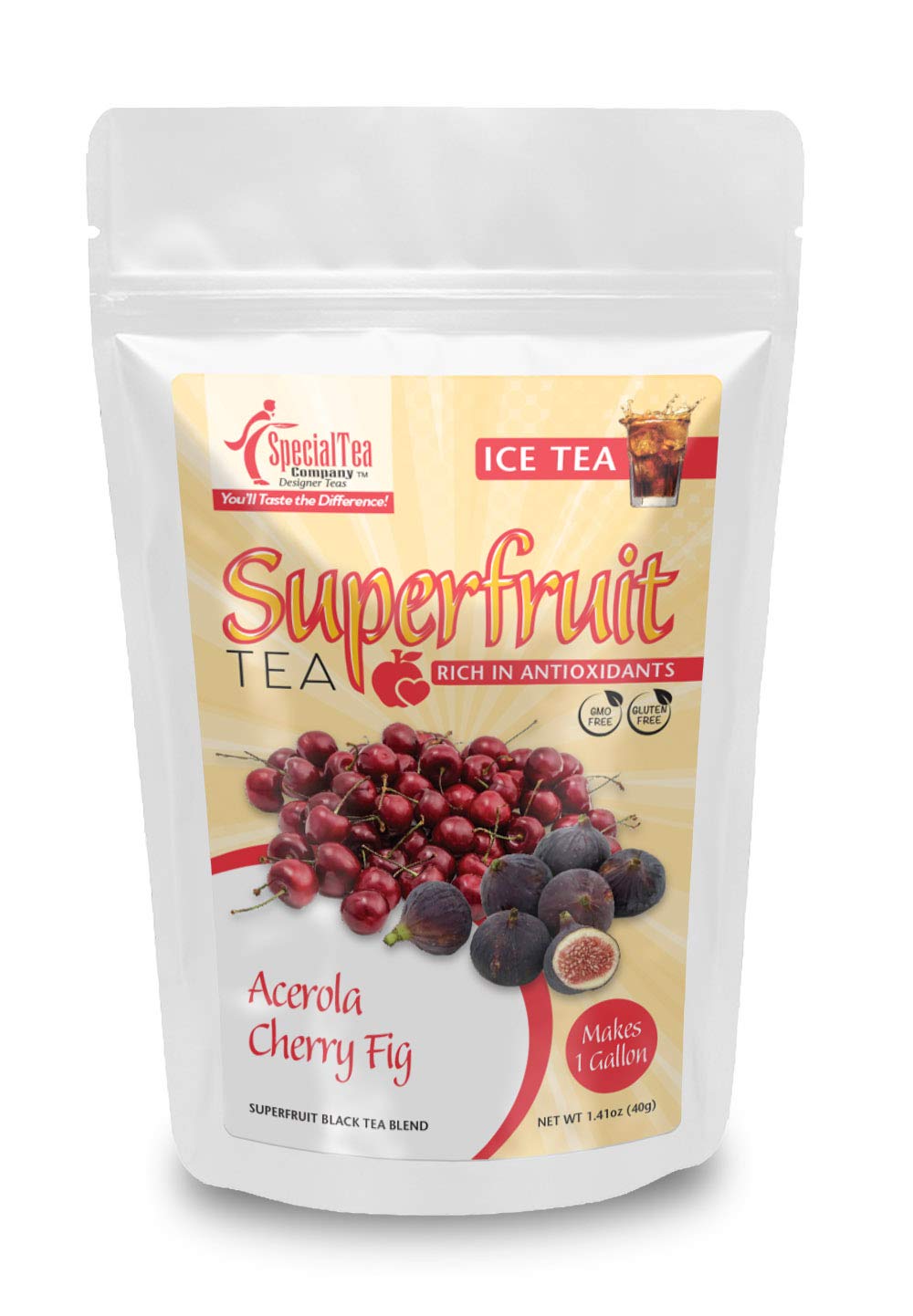 Amazon.com : SpecialTea Company Acerola Cherry Fig Black Tea Blend ...