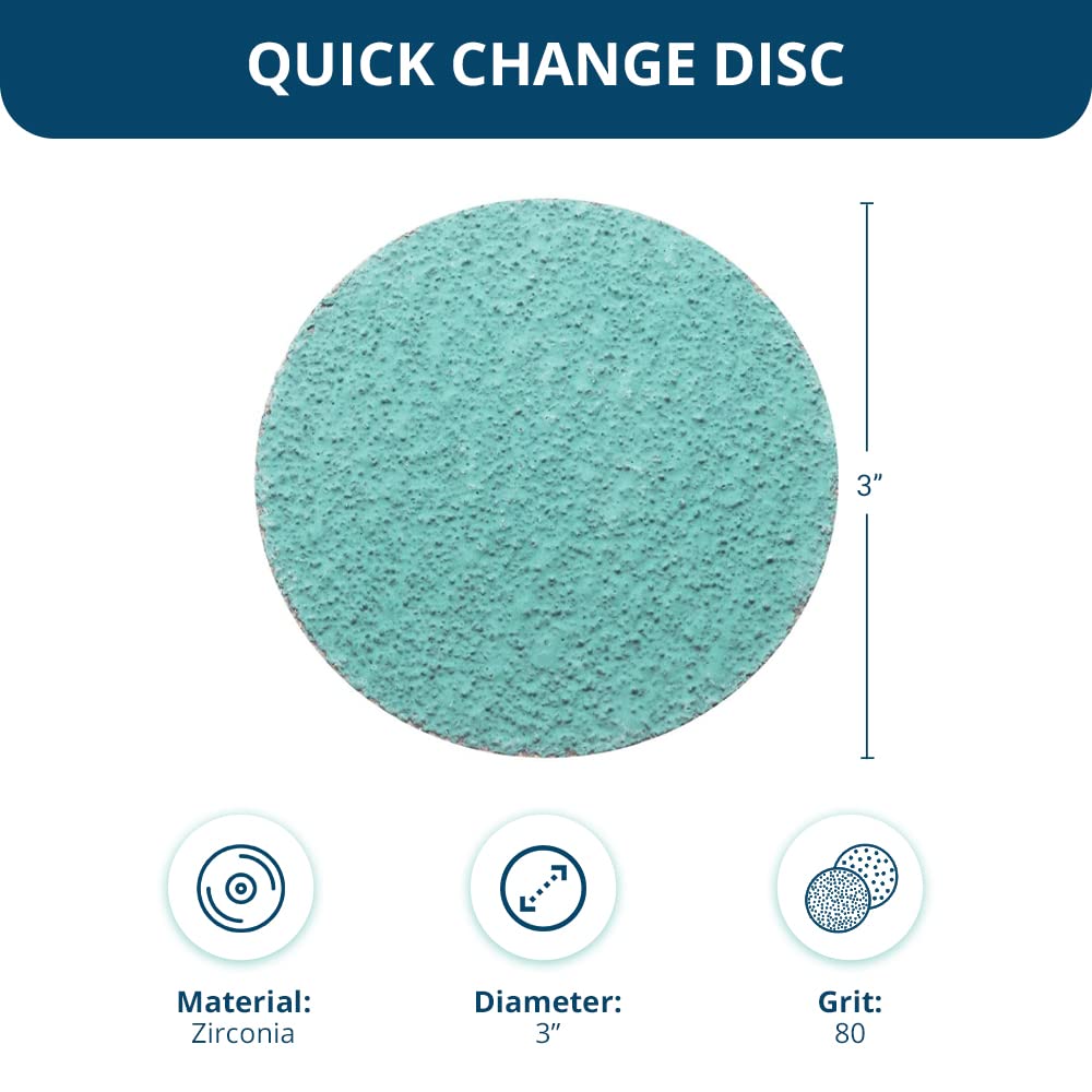 Snapklik.com : Benchmark Abrasives 3 Inch Sanding Discs Quick Change ...