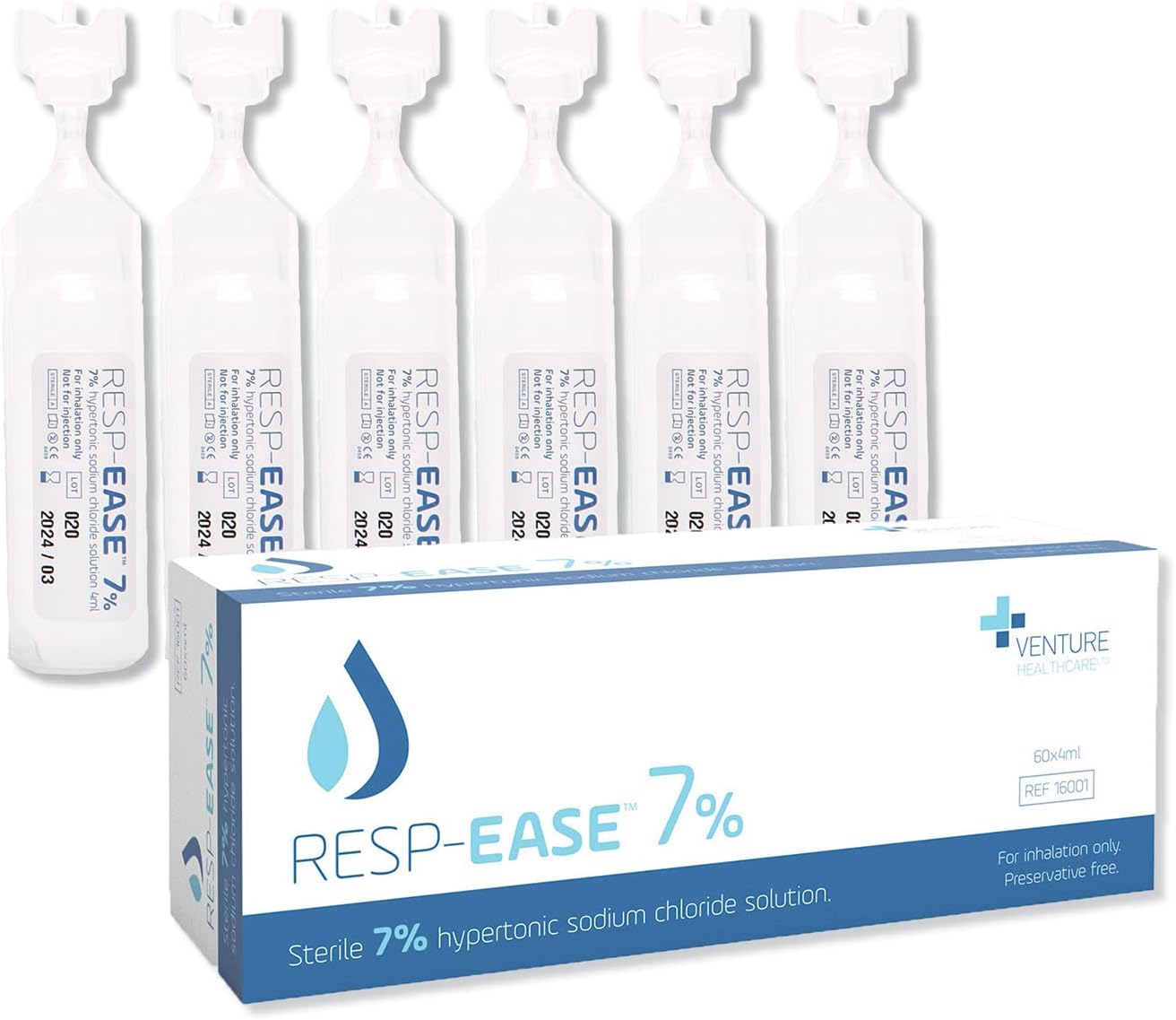 Resp-Ease® 7% Sterile Hypertonic Saline Solution for Inhalation via ...