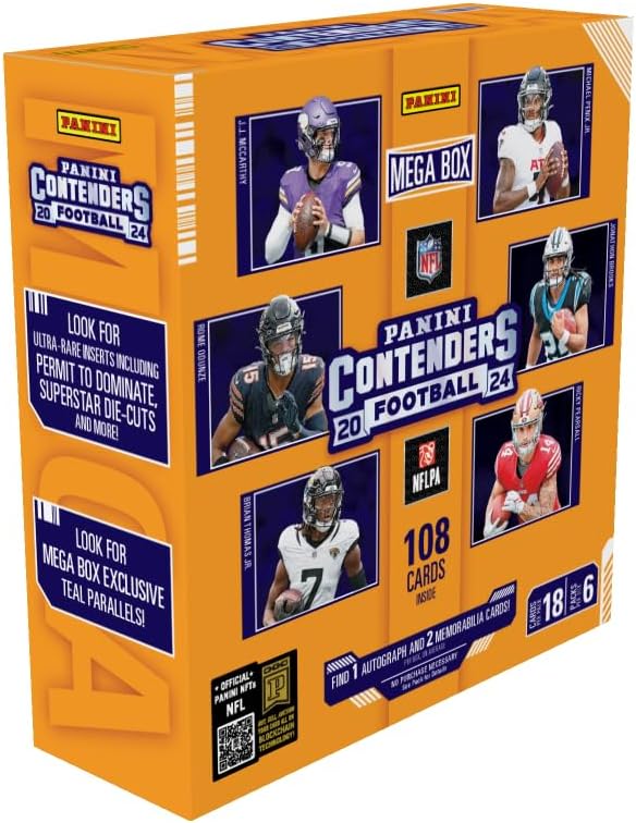 2024–25 Panini Contenders NFL Football Mega Box – Official Trading ...