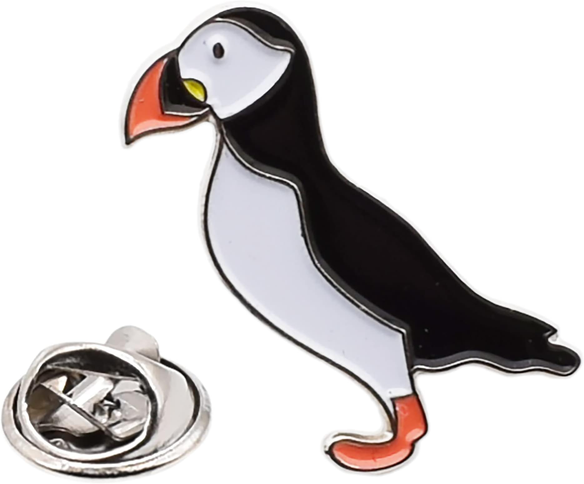 (25mm x 22mm) Metal Enamel Pin Badge Brooch Endangered Bird Puffin ...