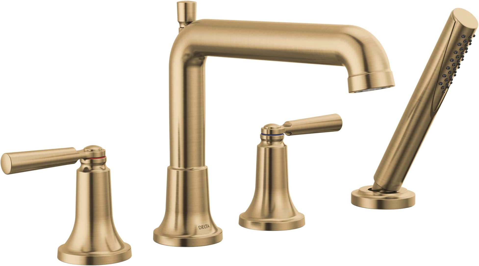 Delta Faucet Saylor Gold Roman Tub Faucet, Gold Tub Faucet, Roman ...