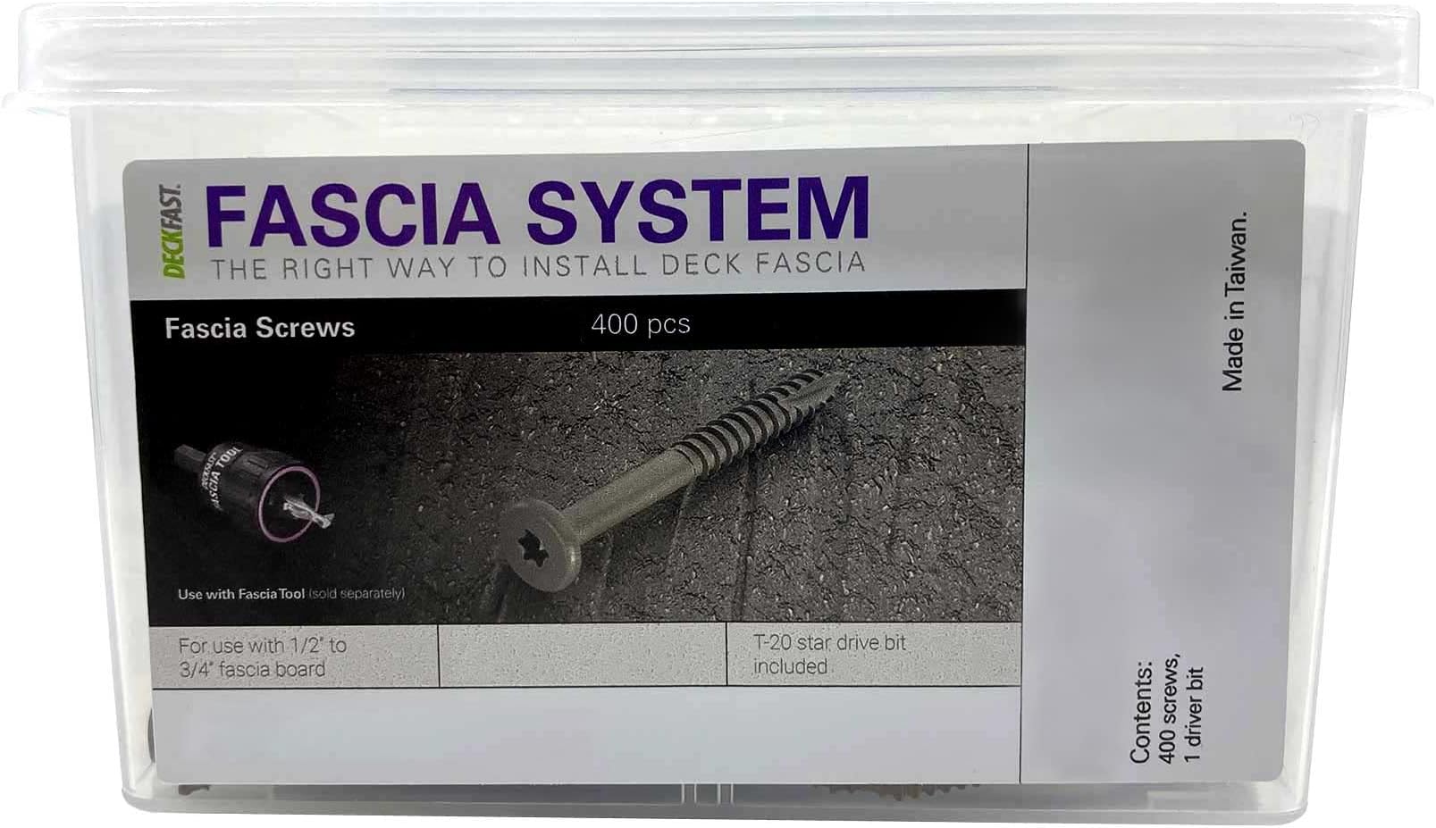Amazon.com: Headcote Stainless Steel Fascia Screws 9 x 1-7/8" T-20 Star ...
