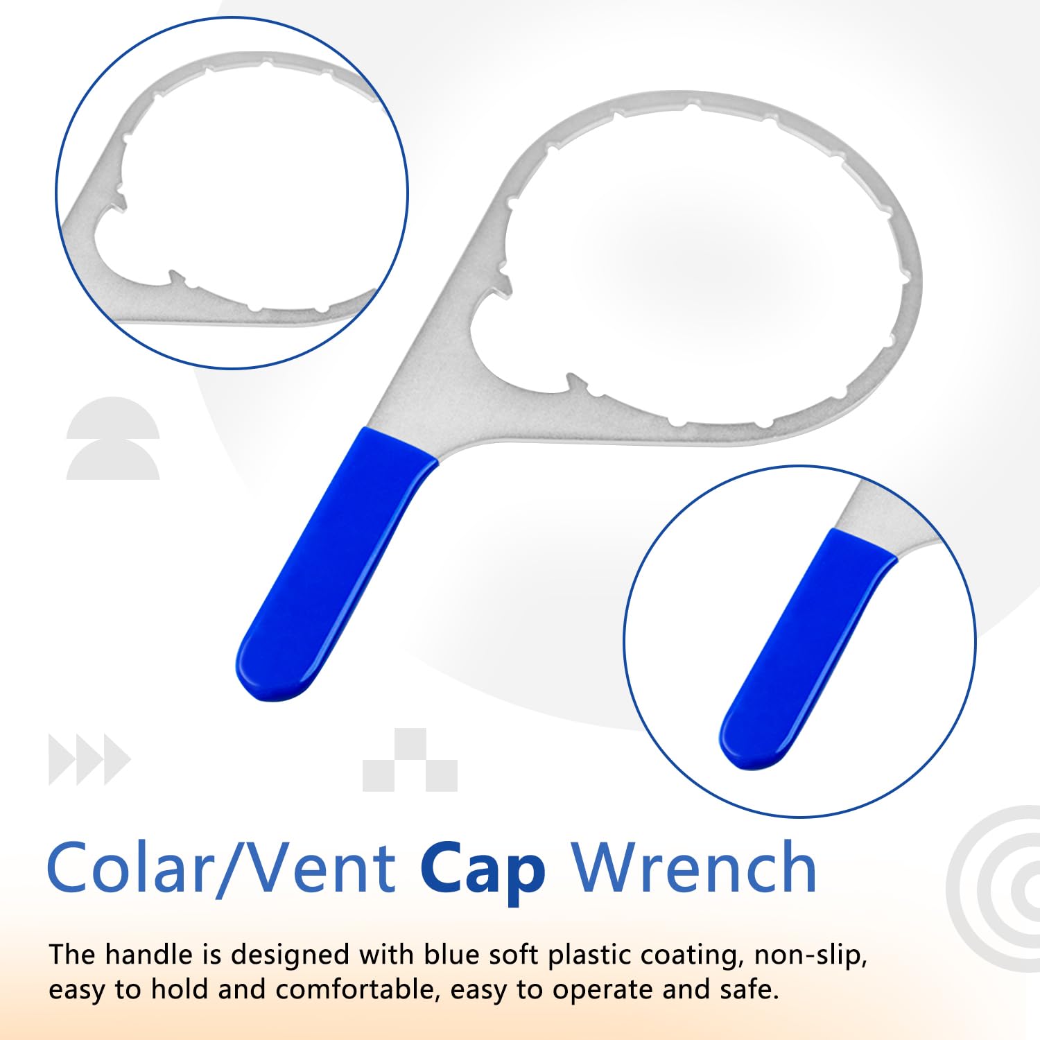 AFEISOL 6 Inch Colar/Vent Cap Fuel Filter Wrench for 380134 382 ...