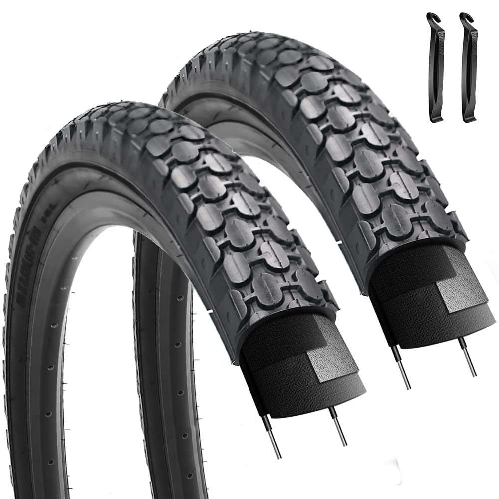 Snapklik.com : 2 Pack Beach Cruiser Bike Tire 26 X 2.125 Folding ...