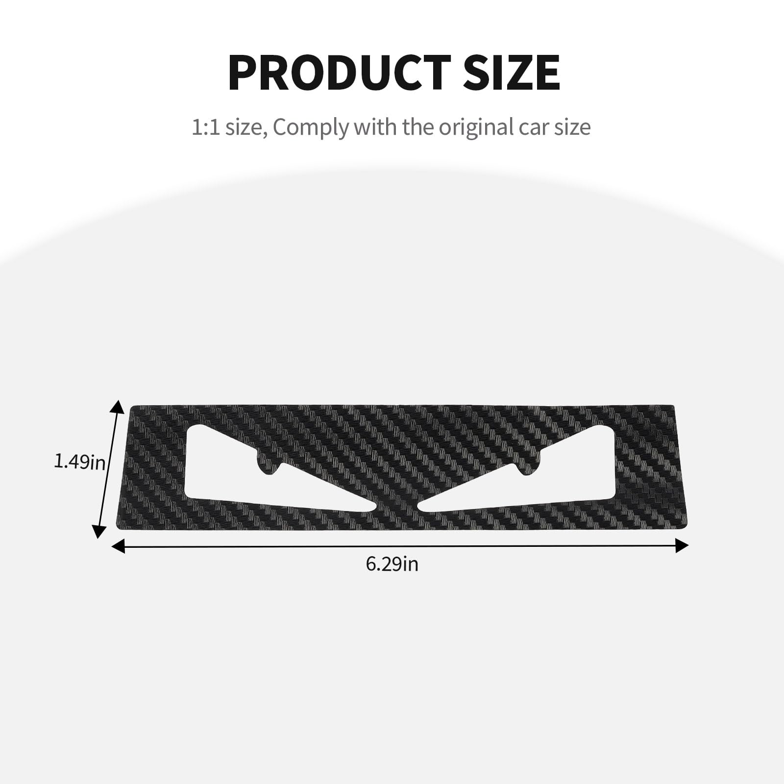 Snapklik.com : Third Brake Light Decal Carbon Fiber High Mount 3rd ...