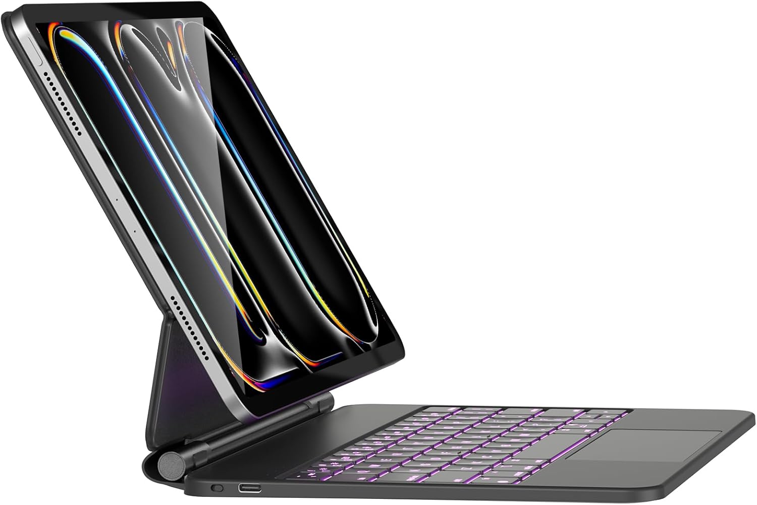 Amazon.com: HOU iPad Pro 11 Inch Case with Keyboard M4 2024(ONLY),Magic ...