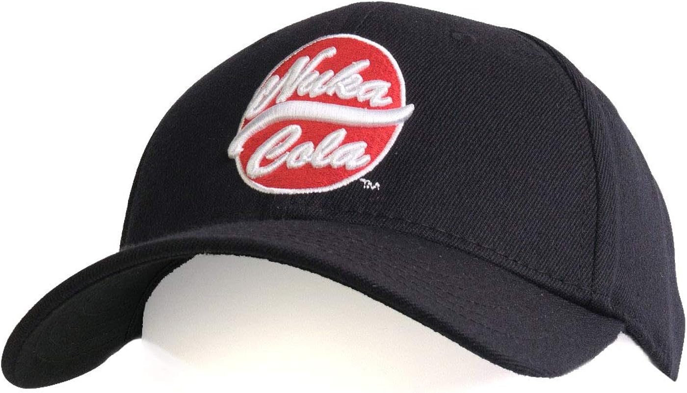 Bioworld Fallout Nuka Cola Brimmed Baseball Hat Black, Medium : Amazon ...