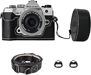 Amazon.com : VOVMOEYA Protective Camera Case Kit for Olympus OM-5/OM-D E-M5 III Camera,OM System ...