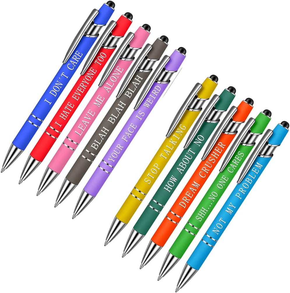 Filthy Sentiments Pack of Pens - Funny Gift For Her - Birthday Gift For ...