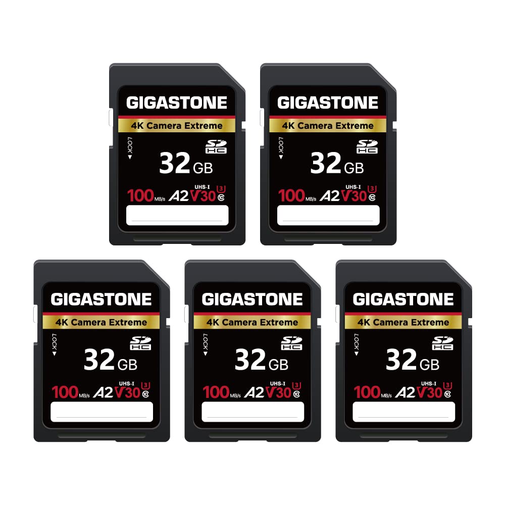 Amazon.com: [5-Yrs Free Data Recovery] GIGASTONE 32GB 5-Pack SD Card ...