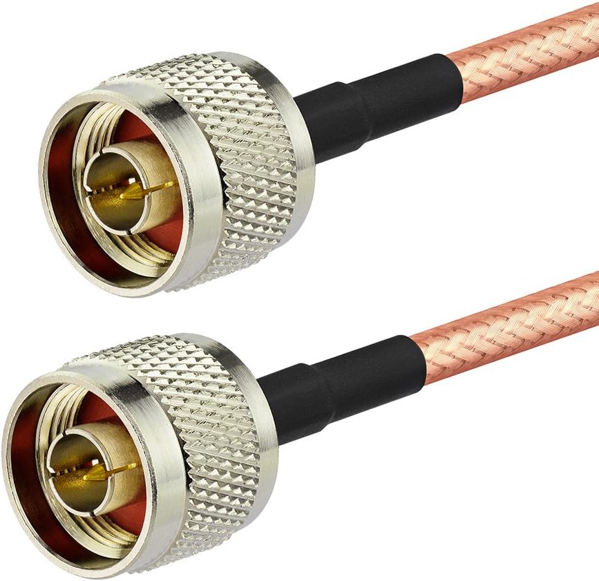 Amazon.com: uxcell Low Loss RF Coaxial Cable Connection Coax Wire RG-142 N Male to N Male 60cm ...