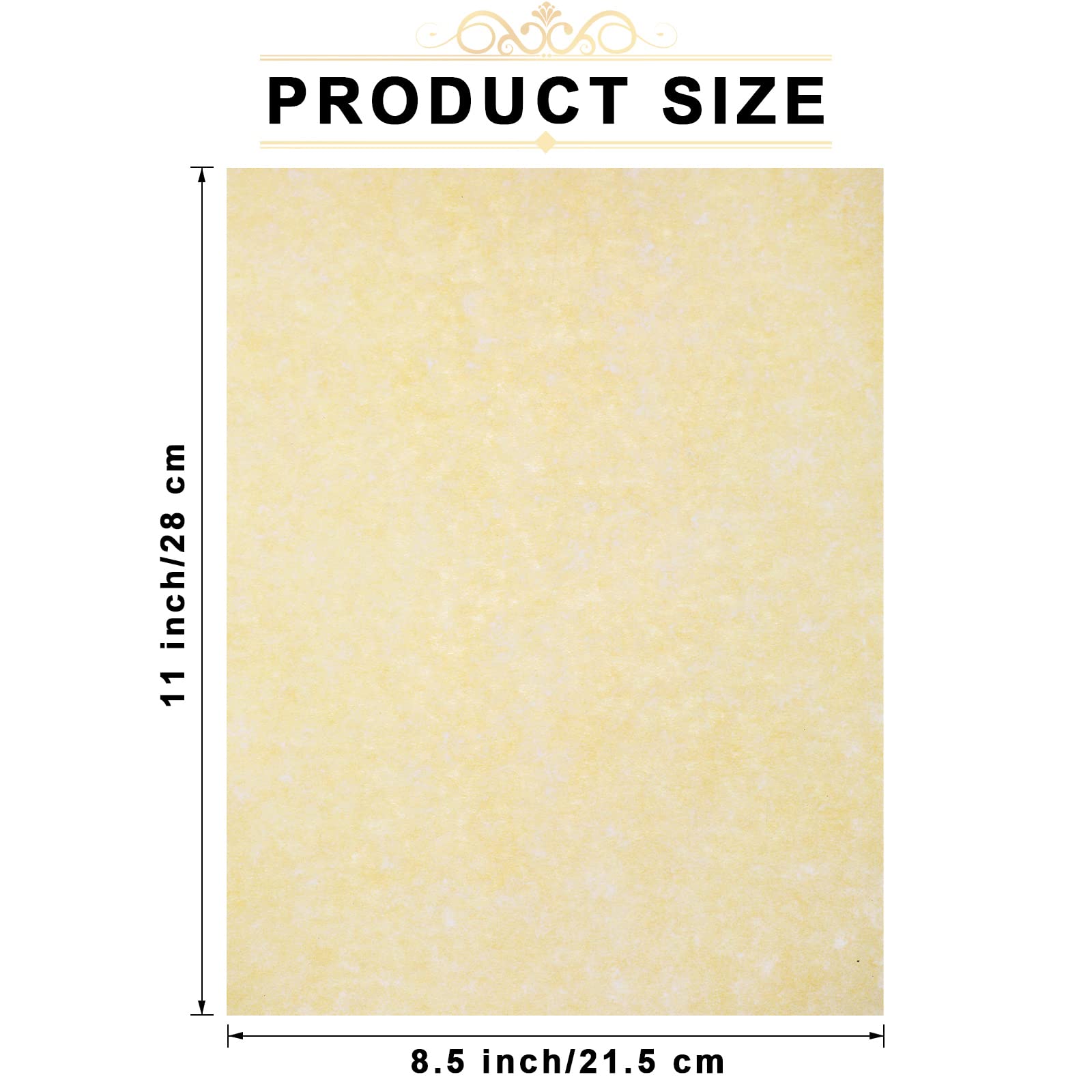 Snapklik.com : Epakh 200 Sheets Old Age Parchment Paper 8.5 X 11 Inch ...