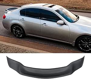 Amazon.com: CHIESMA G37 Rear Spoiler Fit for 2007-2015 Infiniti G37 G35 Q40 R Style Matte Black ...