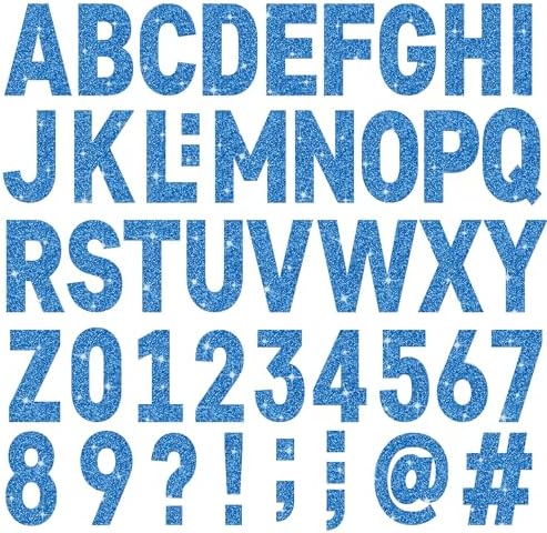 Amazon.com: 24 Sheets Large Letter Stickers 4 Inch Big Font 282 Pcs ...