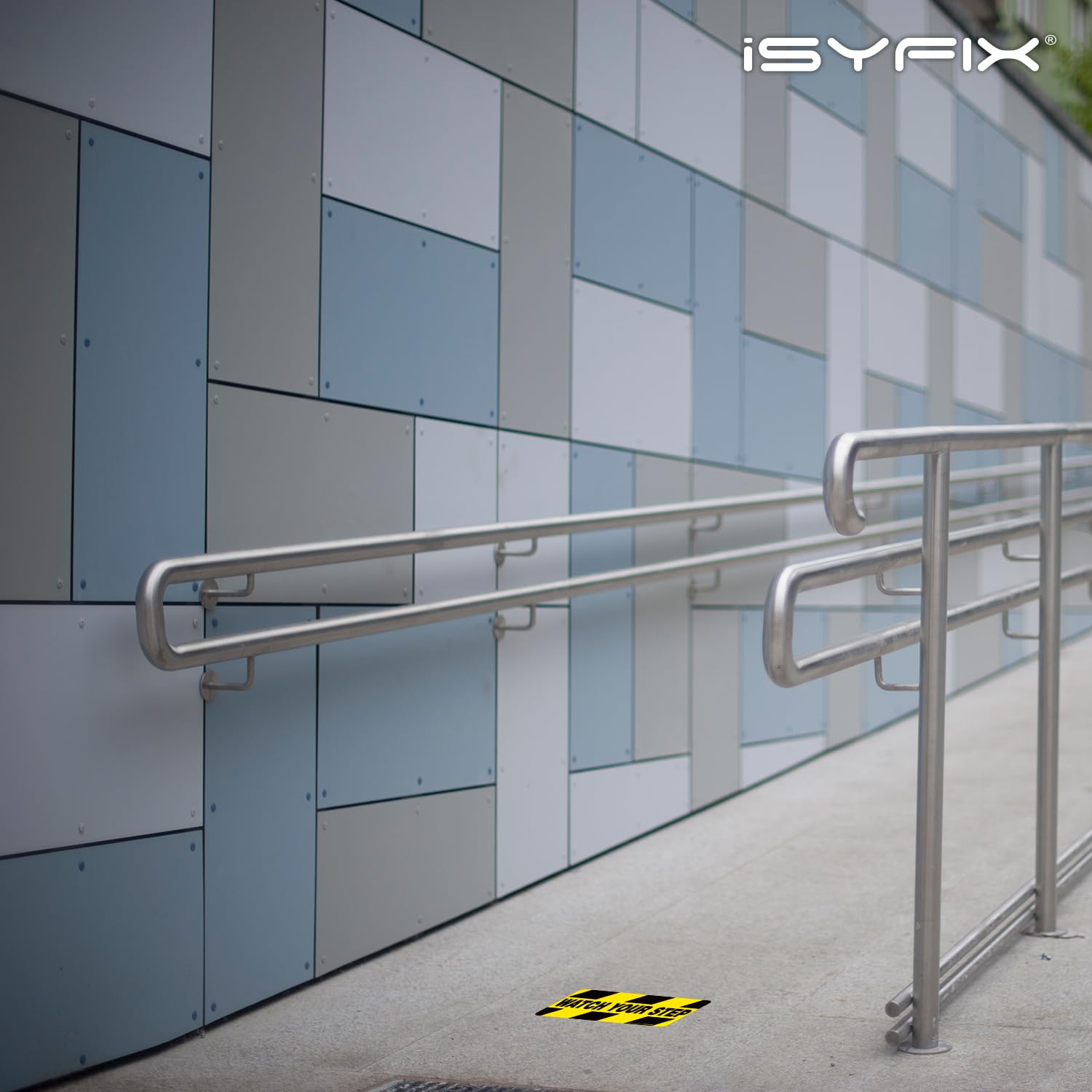 Snapklik.com : iSYFIX Watch Your Step Floor Decals Stickers - 6 Pack ...