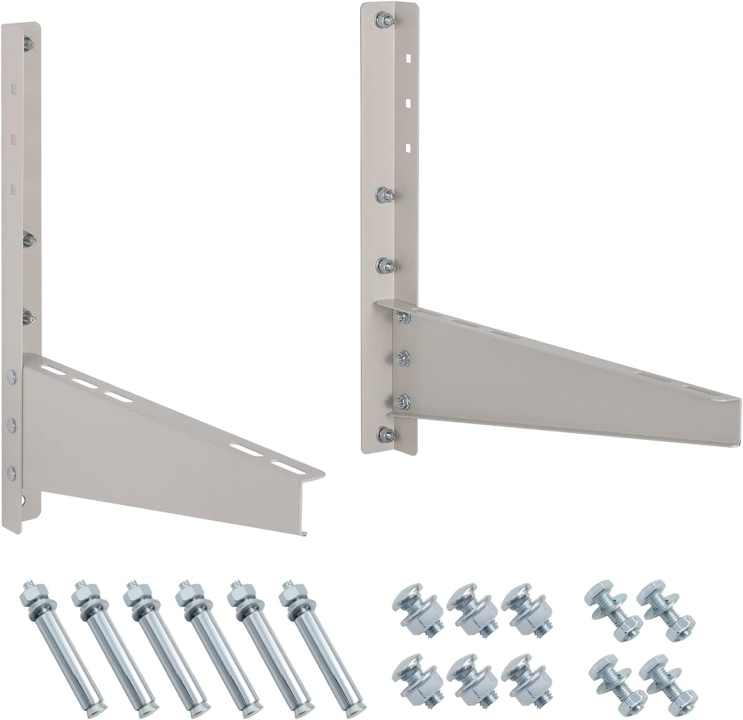 9,000 to 12,000 BTU Outdoor Mini Split Wall Mounting Bracket, Heavy ...