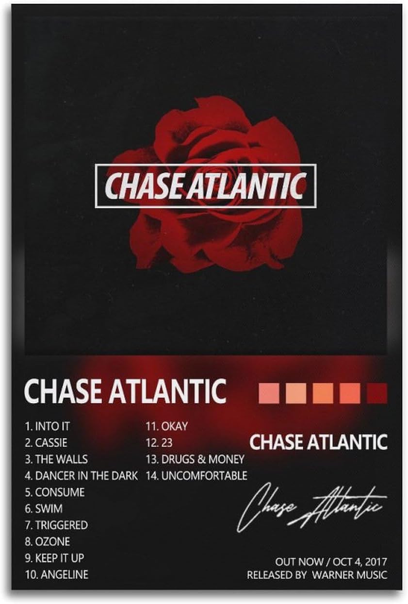 Amazon.com: Chase Posters Atlantic Album Canvas Posters Decorative Room ...