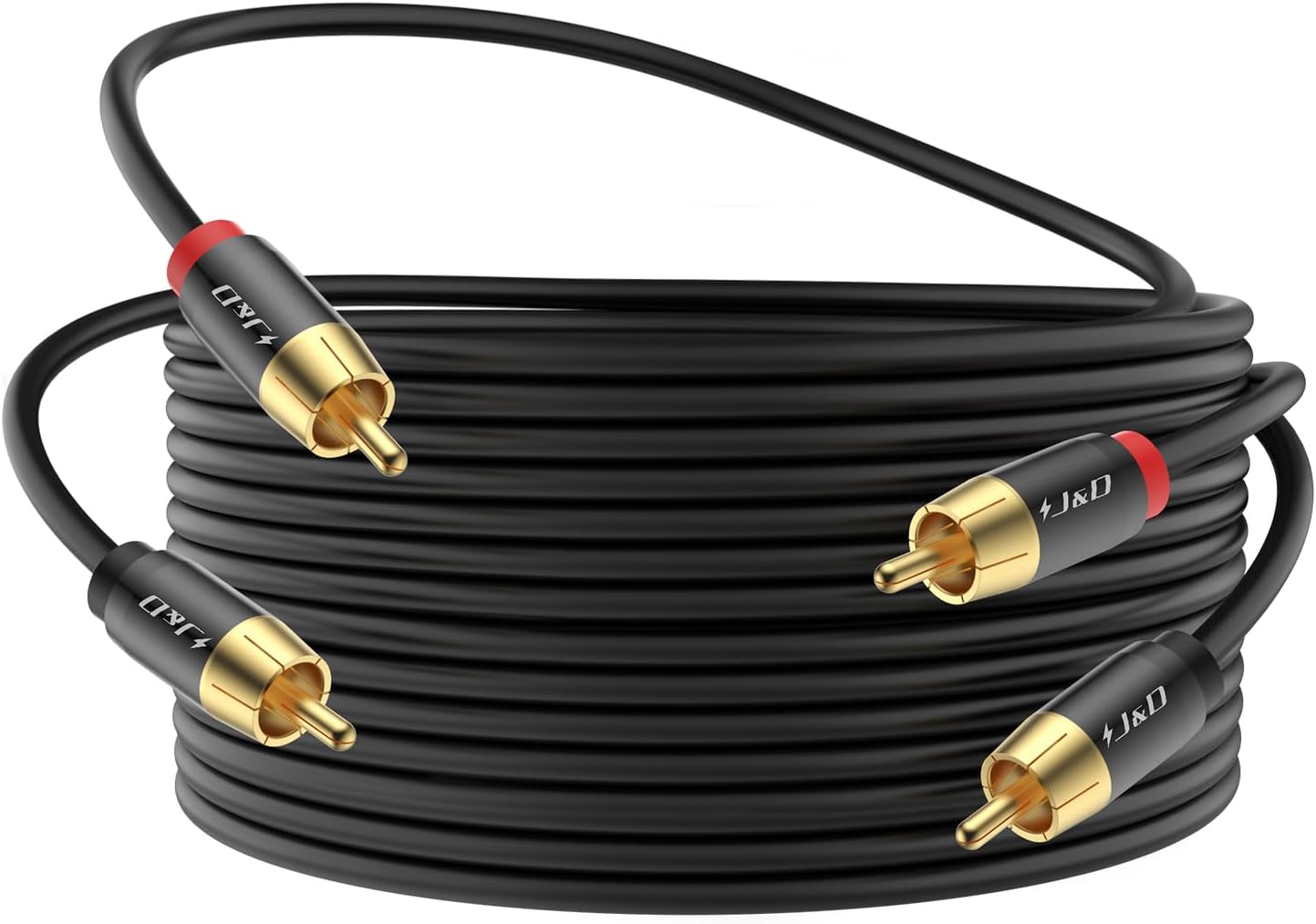 Amazon.com: Monoprice Male RCA Two Channel Stereo Audio Cable - 25 Feet ...