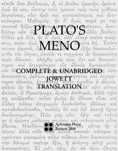Amazon.com: Plato's Meno eBook : Plato, Jowett, Benjamin: Books