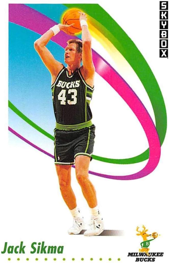 Amazon.com: 1991-92 SkyBox Basketball #165 Jack Sikma Milwaukee Bucks ...