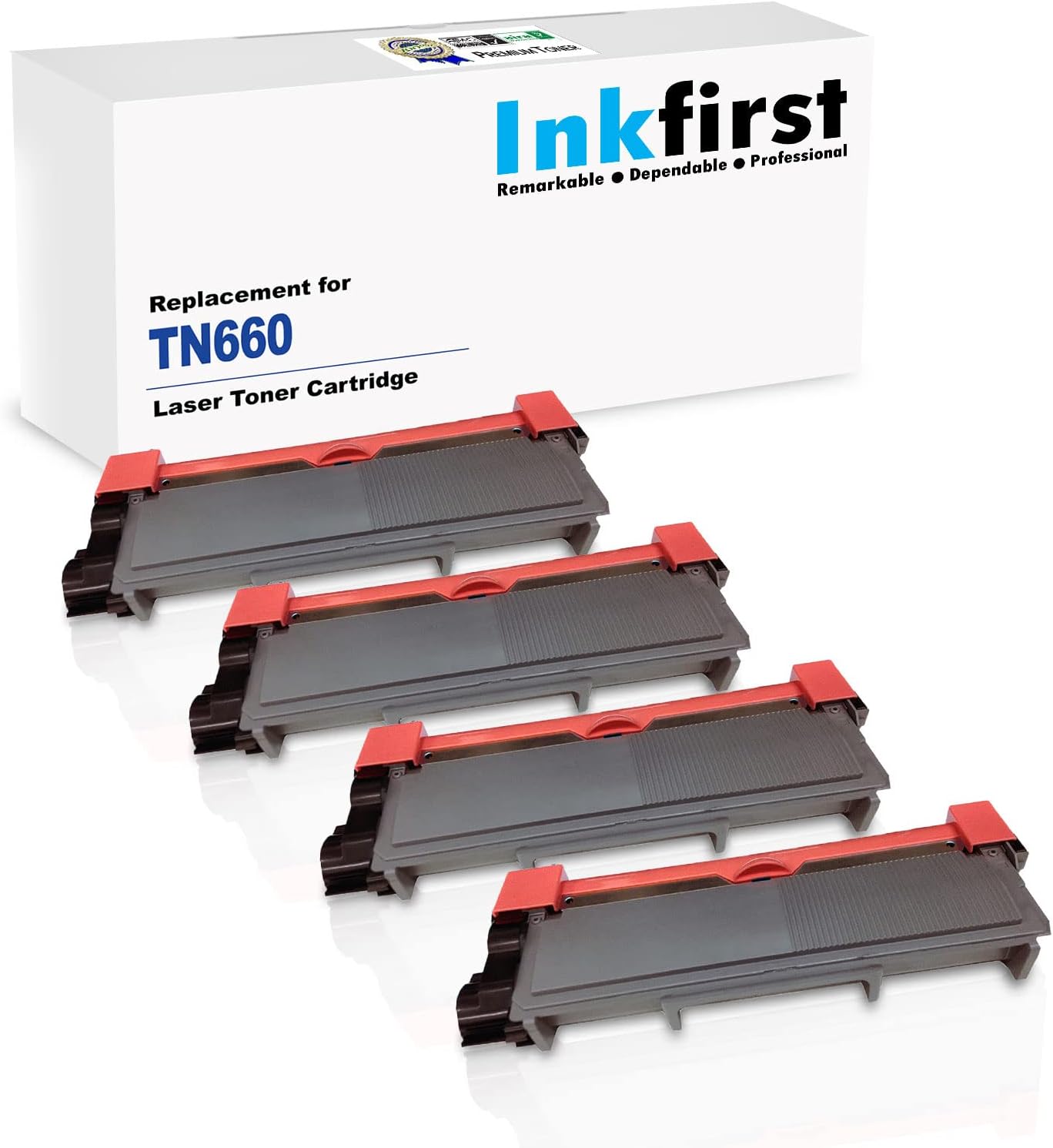 4 High Yield Inkfirst® Toner Cartridge TN-660 (TN660) Compatible ...
