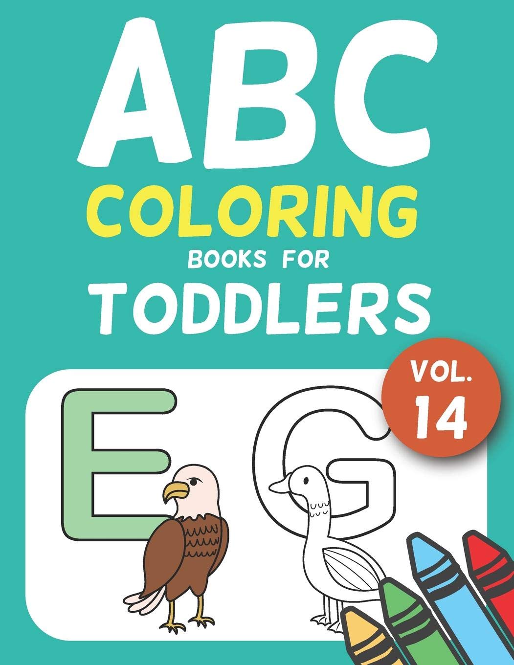 Buy ABC Coloring Books for Toddlers Vol.14: A to Z coloring sheets ...