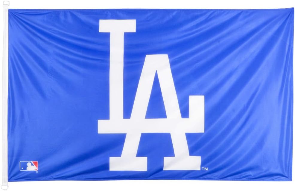 LOS ANGELES DODGERS OFFICIAL LOGO 3'X5' BANNER FLAG, Outdoor Flags ...