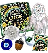 Little Kit of Luck - Lucky Charm Gift Set with Guidebook, 4 Leaf Clover ...