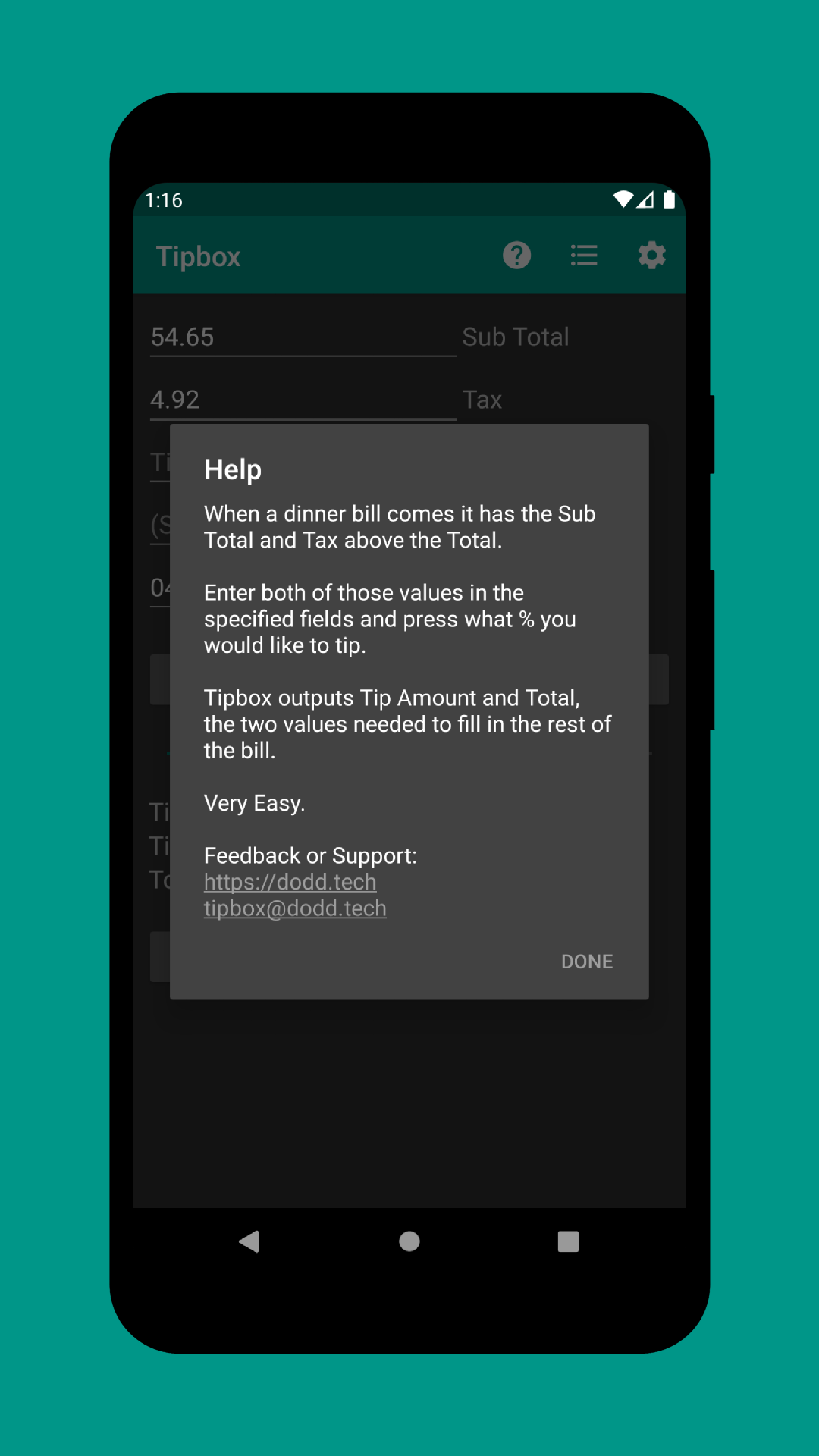 Tipbox - App on Amazon Appstore