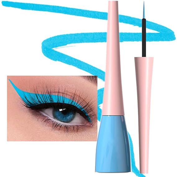 Amazon.com : evpct 1Pcs Sky Blue Liquid Eyeliner Waterproof Sky Blue ...