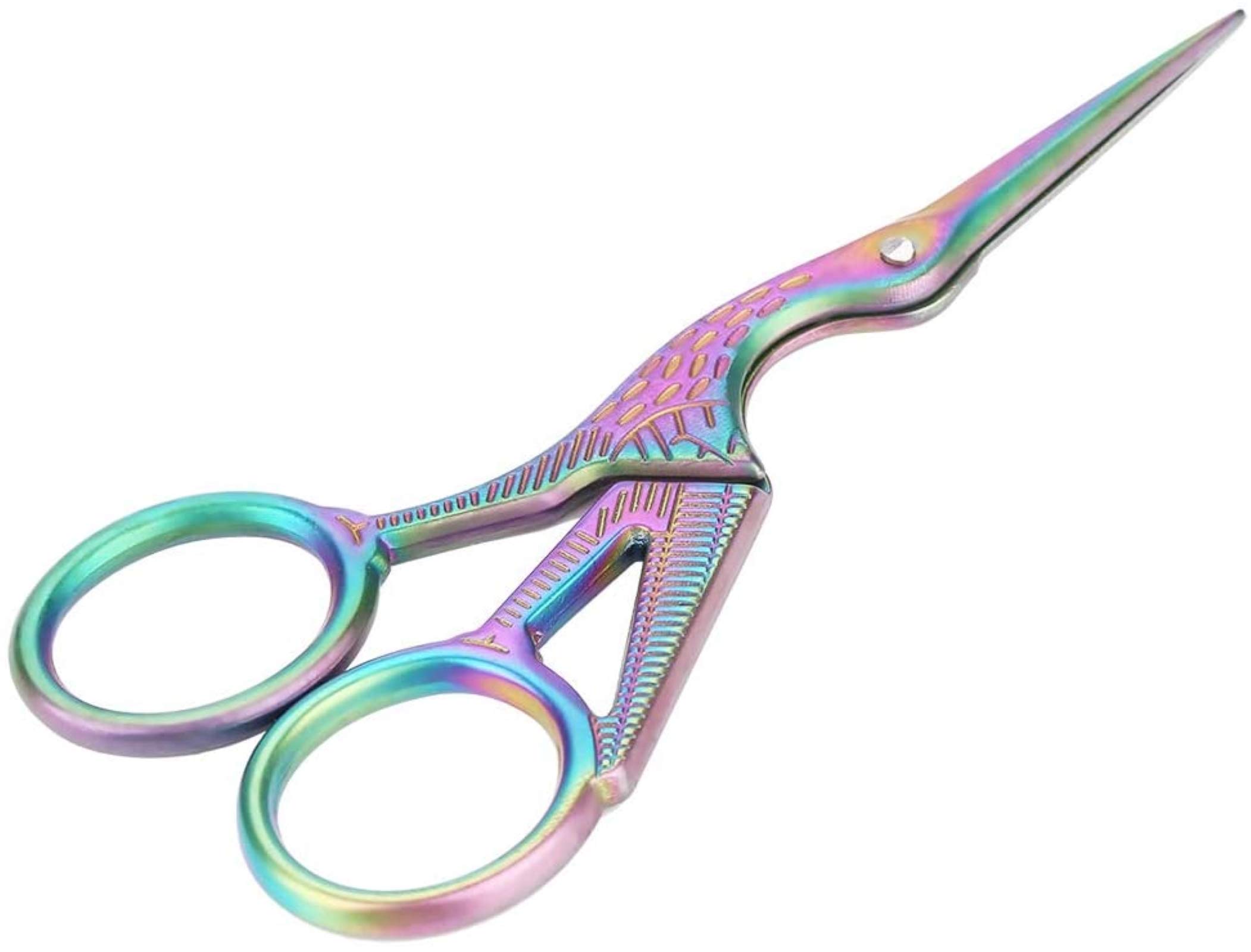 Buy 11.5 cm Small Scissors Sewing Scissors Crane-Shape Scissors Vintage ...