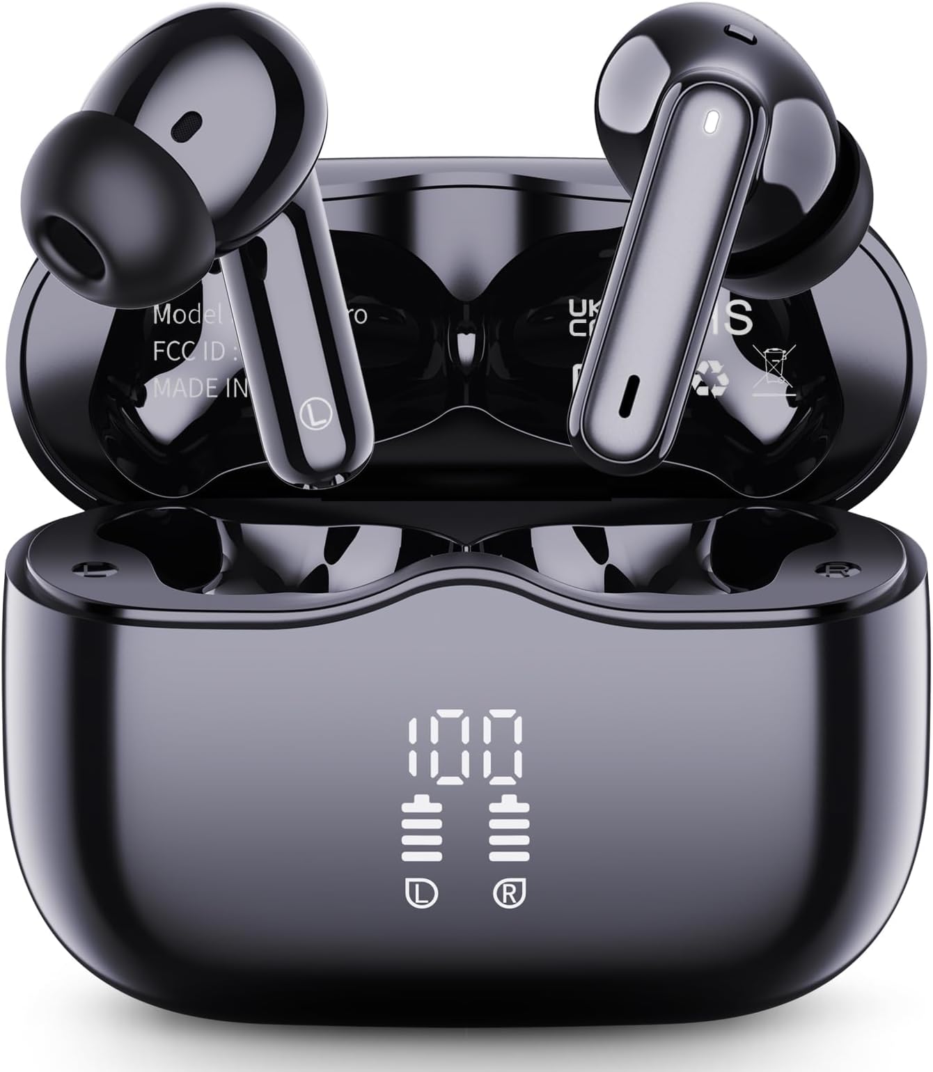 Amazon.com: Wireless Earbuds, 2025 Bluetooth 5.4 Headphones in Ear with ...