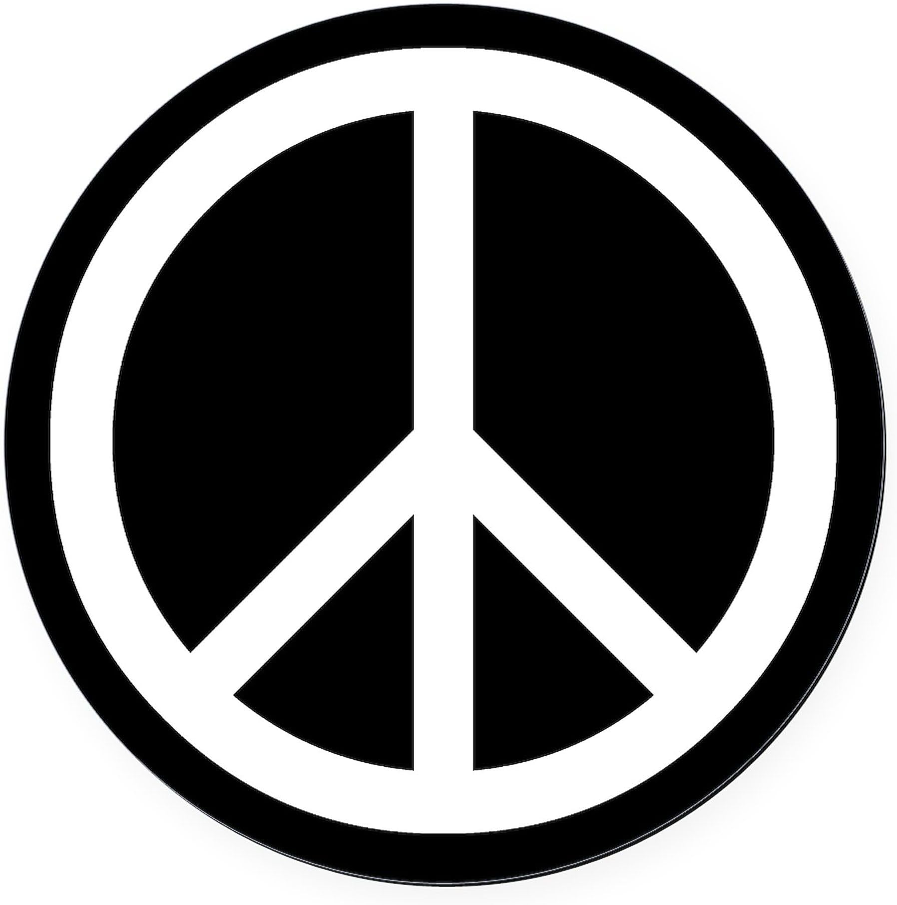 Amazon.com: Magnet Peace Sign Tie Dye Magnetic vinyl bumper sticker ...