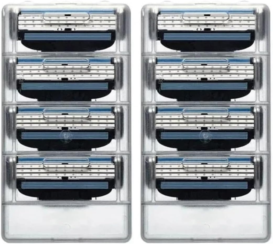 Shaving Blades for Gillette Mach3-8 Pack - Generic Blades - Premium Set ...