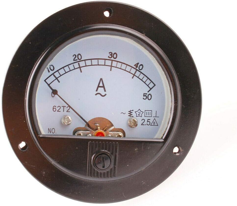 Amazon.com: AC 0~50A Analog AMP Current Panel Meter Ammeter & Current ...