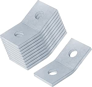 Amazon.com: 10 Pack 30 Degree Angular Outside Fitting, 2 Hole1-5/8 ...