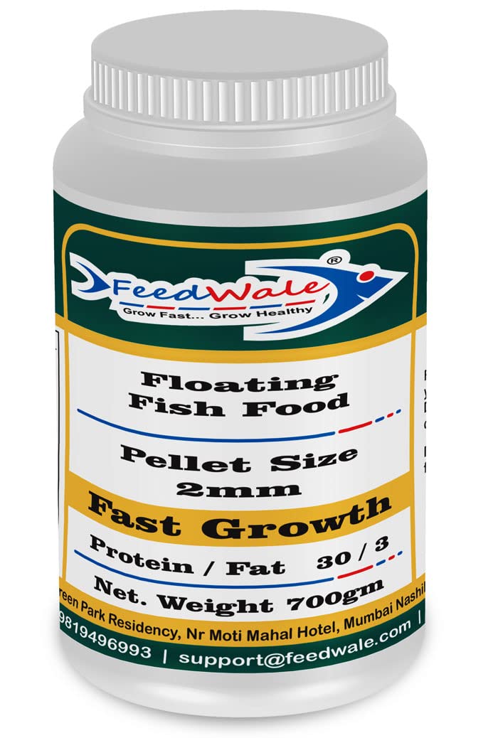 FeedWale 2mm 700gm Floating Aquarium Fish Feed Fast Growth Fish Food ...