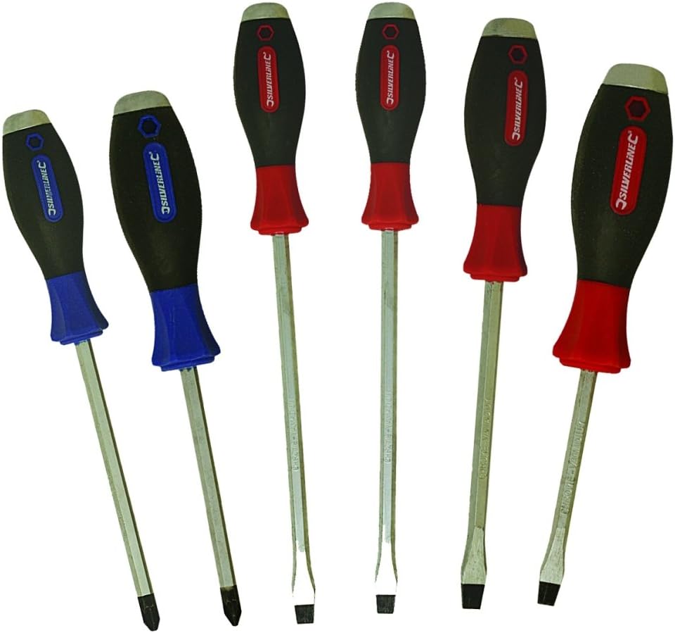 Silverline 371754 Hammer-Through Screwdriver Set - 6 Pieces : Amazon.co ...