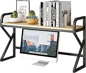 Amazon.com: Desktop Organizer Office Storage Rack, Desktop Display ...