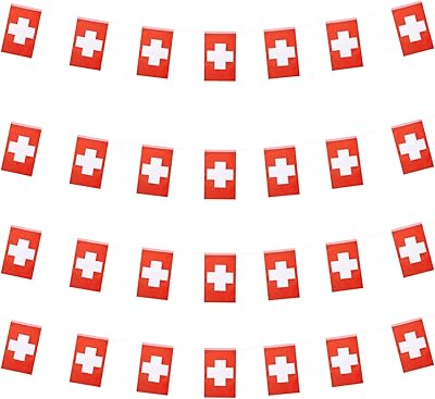Amazon.com: switzerland Flags swiss Small String Mini Flag Pennant ...