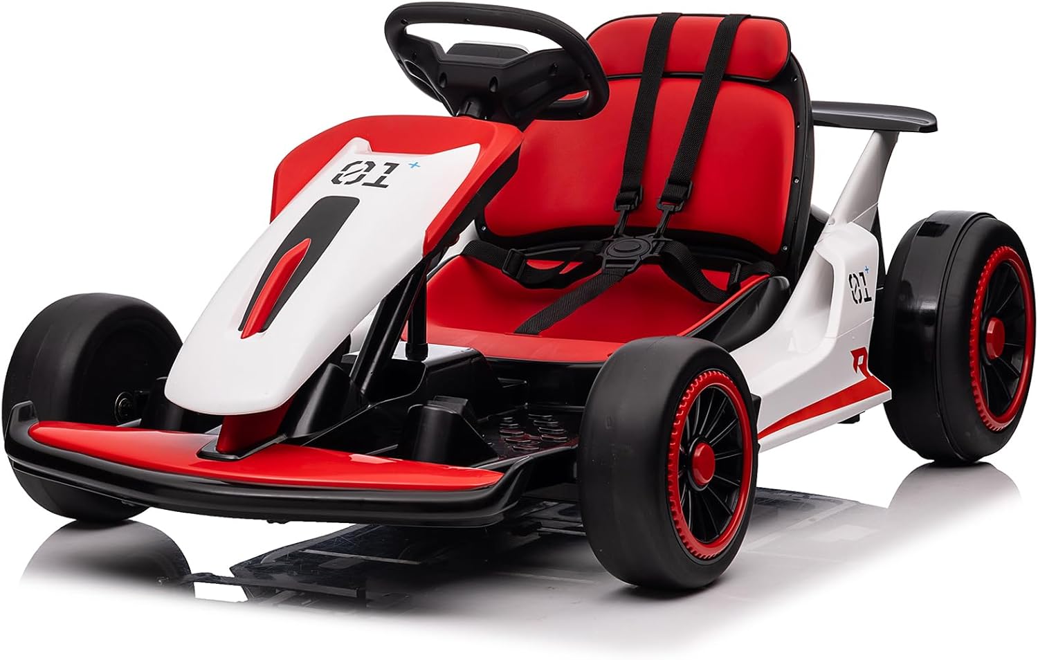 Amazon.com: Go Kart for Kids, 24V Electric Go Kart for Kids, Pedal ...